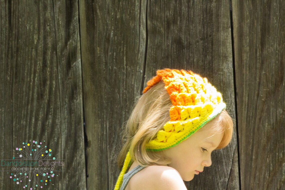 Dragon Scale Yellow Orange Kerchief, Ready to Ship, Hair Scarf, Mermaid ...