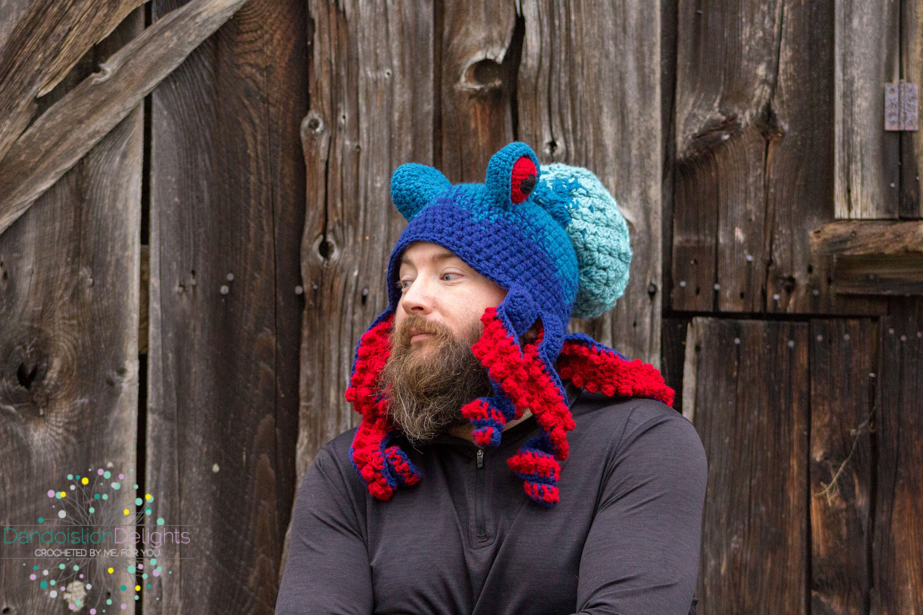 Kraken Octopus Hat CUSTOM ORDER Large Child to Adult Size | Etsy