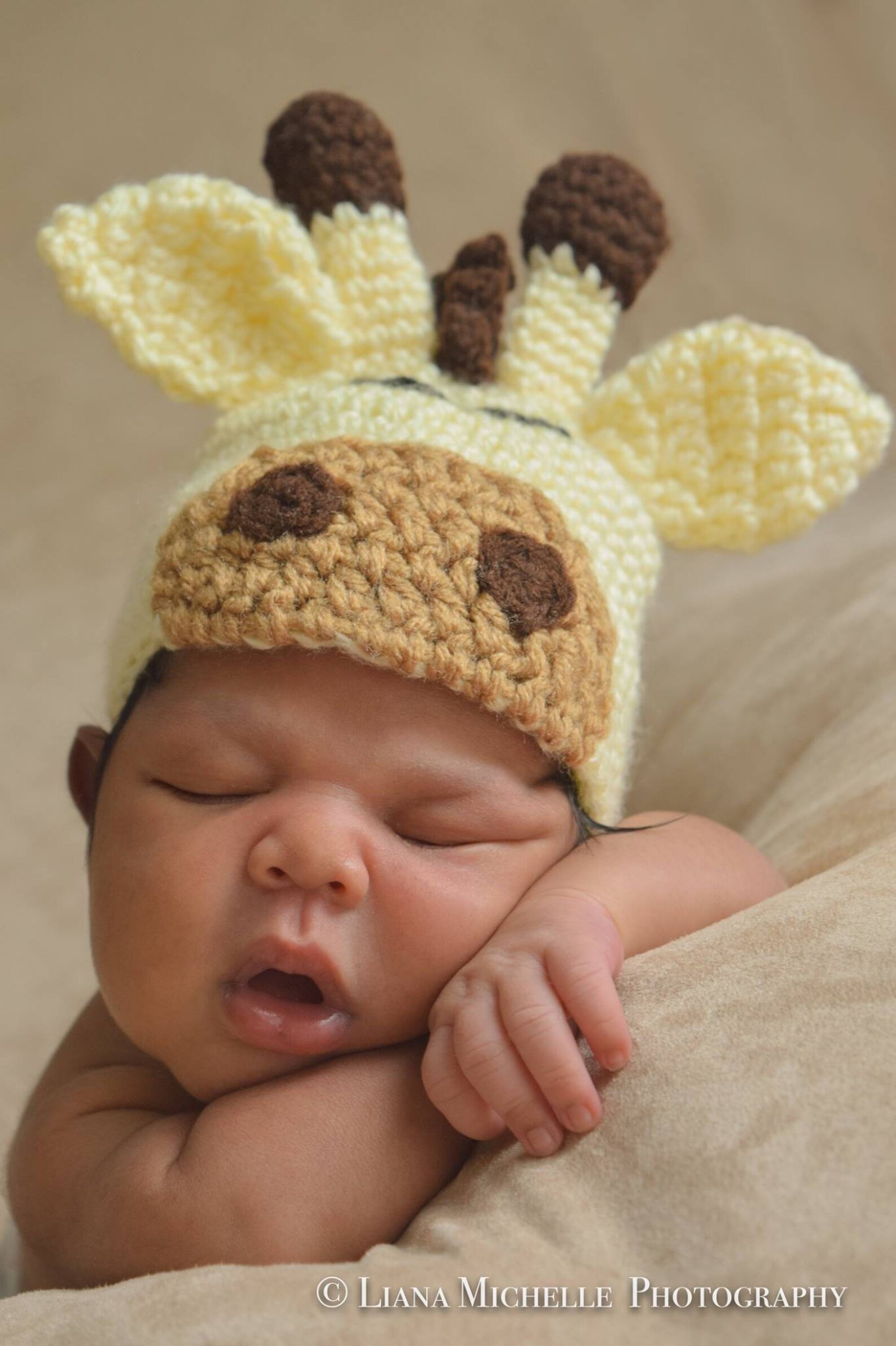 Giraffe Hat MADE TO ORDER All Sizes Newborn Baby Toddler | Etsy