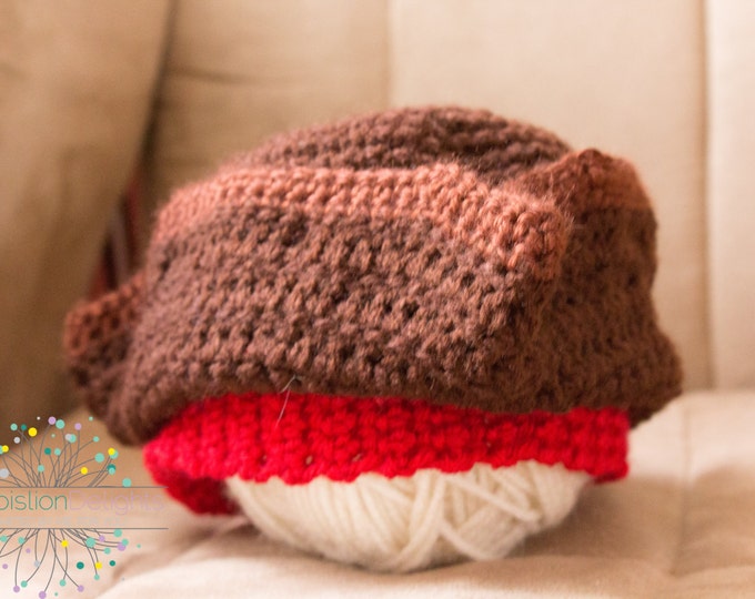 Custom Crochet Tricorne Pirate Hat W/ Bandana, Child - Adult Size ...