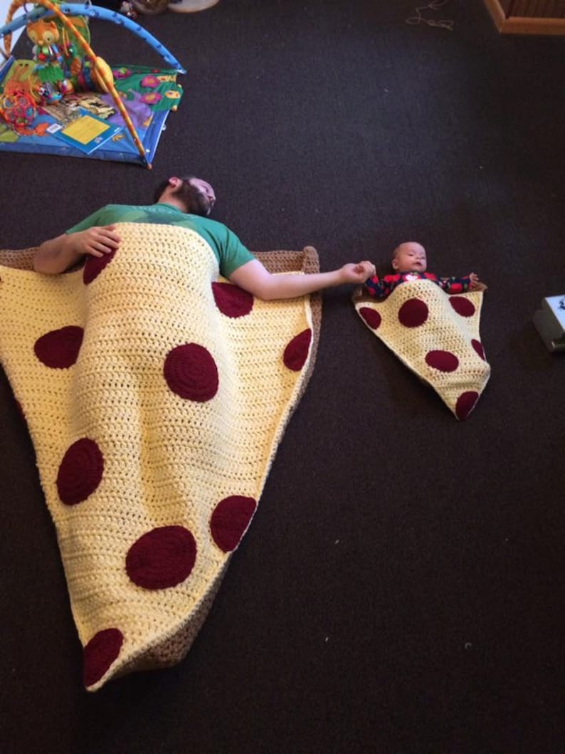 Pizza Slice Cocoon Blanket, MADE to ORDER, All Sizes, Baby Shower Gift ...