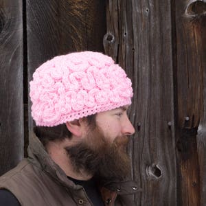 Brain Hat, Made to Order, Custom Order, Resist, Crochet Brain Hat ...