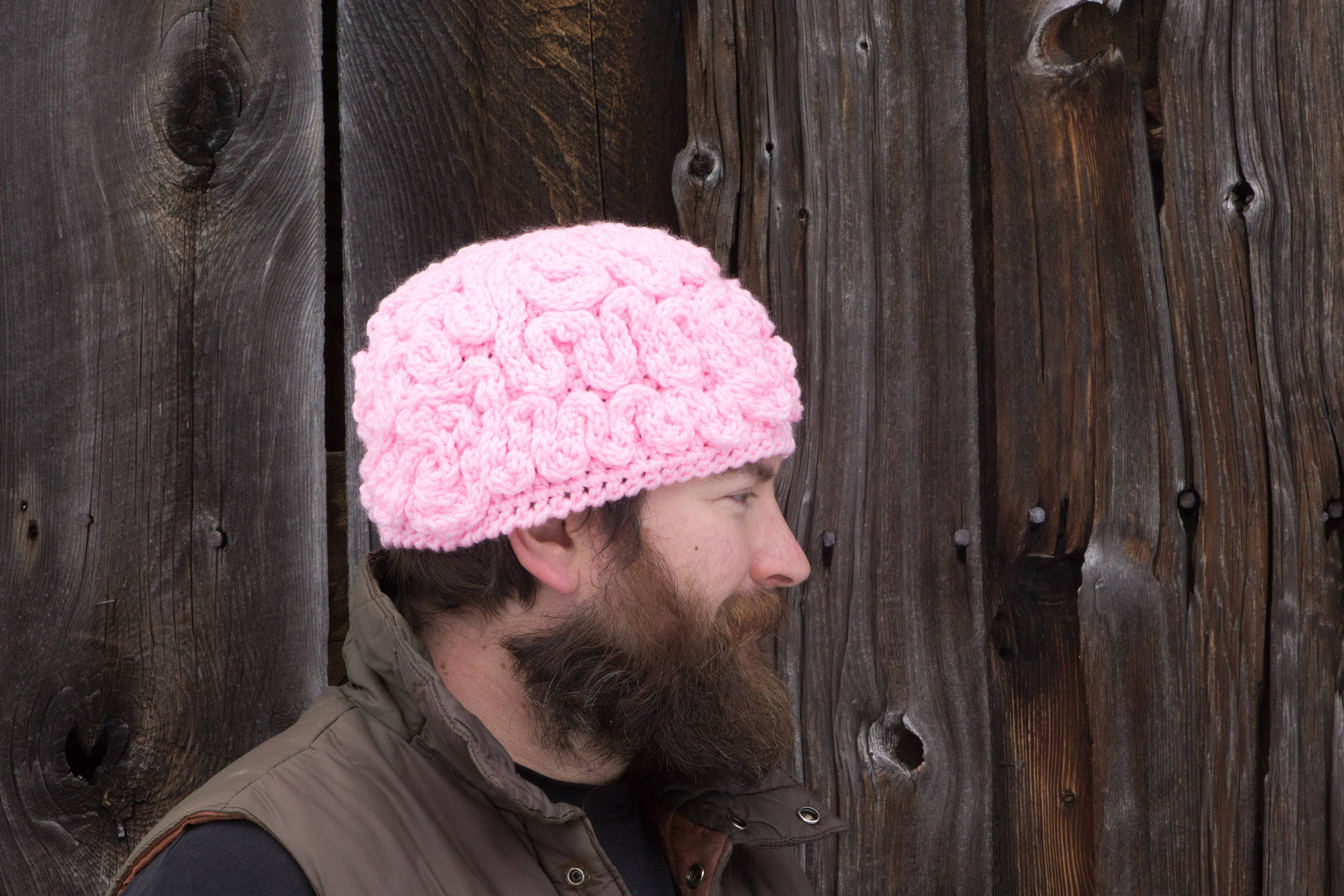 Brain Hat Made to Order Custom Order Resist Crochet Brain | Etsy