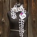 Skull & Spine Scarf, MADE TO ORDER, Free Shipping, Skeleton Scarf ...