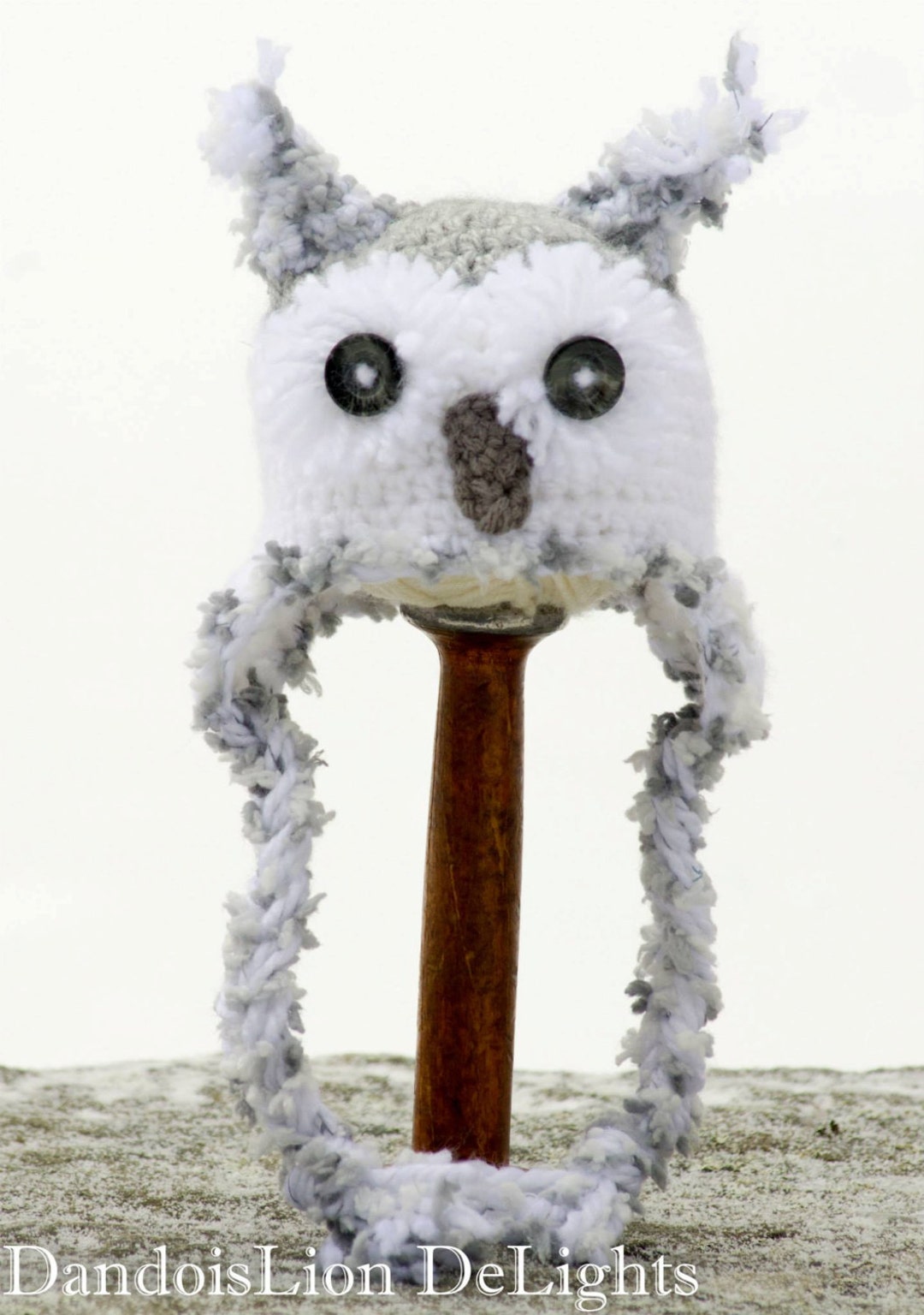 Snowy Owl Hat, MADE TO ORDER, All Sizes, Newborn, Baby, Toddler, Child ...