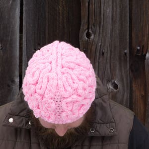 Brain Hat, Made to Order, Custom Order, Resist, Crochet Brain Hat ...