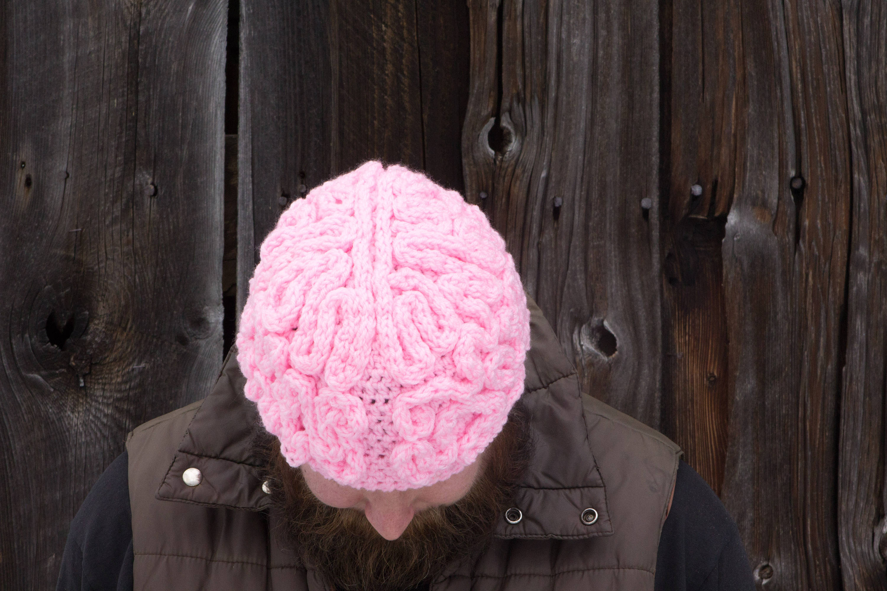 Brain Hat Made to Order Custom Order Resist Crochet Brain | Etsy