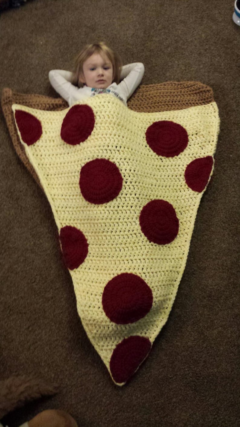 Pizza Slice Cocoon Blanket, MADE to ORDER, All Sizes, Baby Shower Gift ...