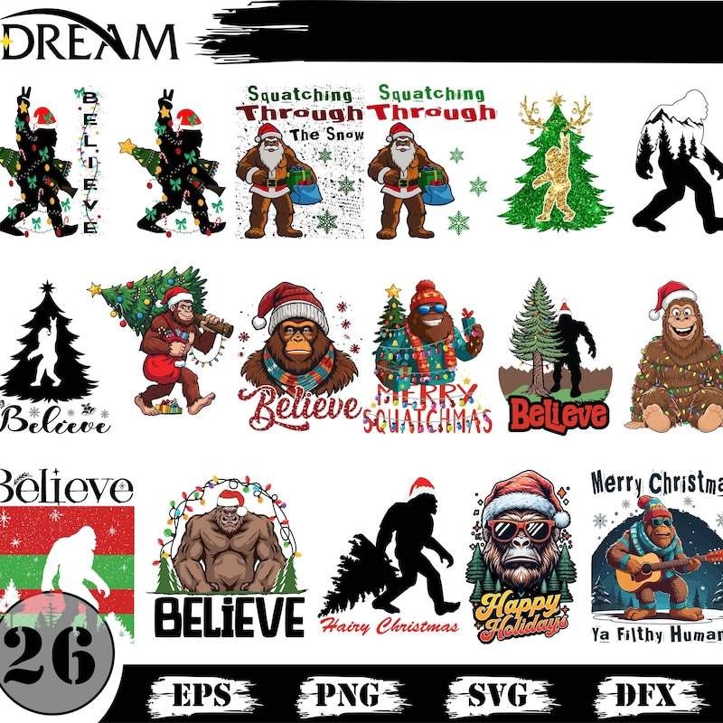 Sasquatch Believe in You - Etsy UK