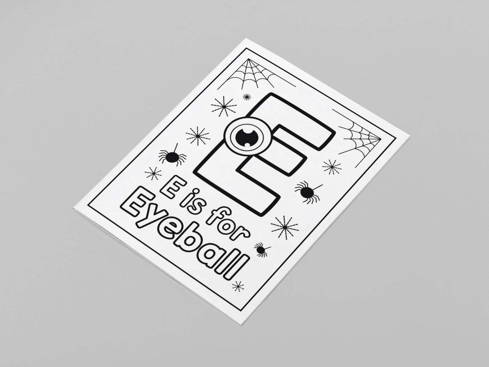 Halloween ABC Alphabet Coloring Book for Kids | Fun Learning & Activity ...