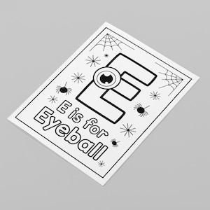 Halloween ABC Alphabet Coloring Book for Kids | Fun Learning & Activity ...