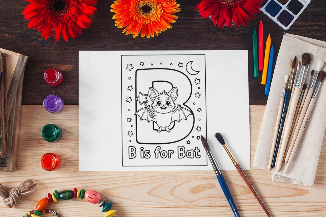 Halloween ABC Alphabet Coloring Book for Kids | Fun Learning & Activity ...