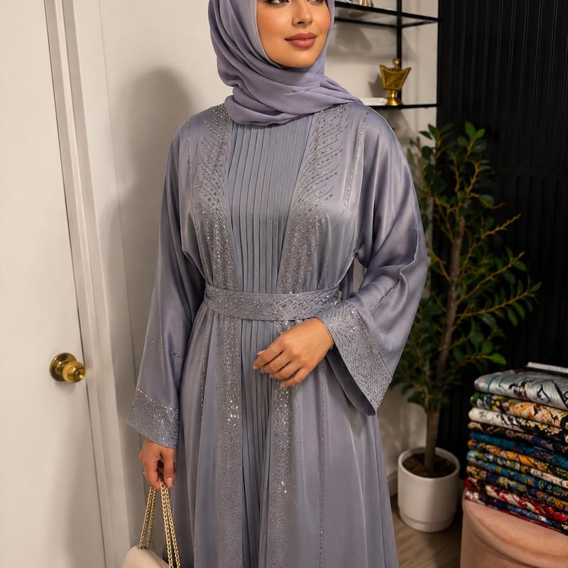Luxury Brown Abaya - Etsy