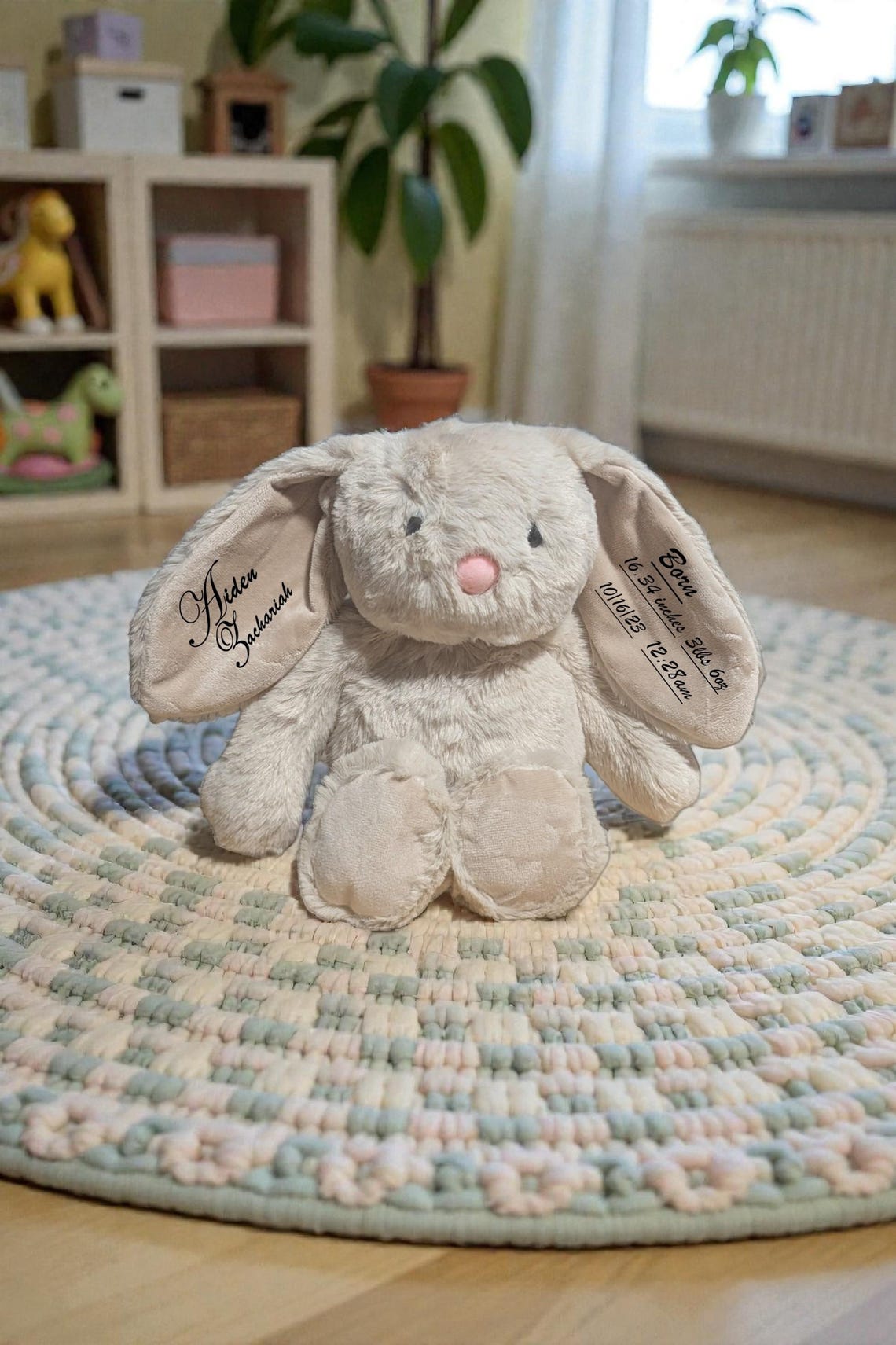 Birth Stat Personalized Plush Elephant – Baby Gift - Etsy