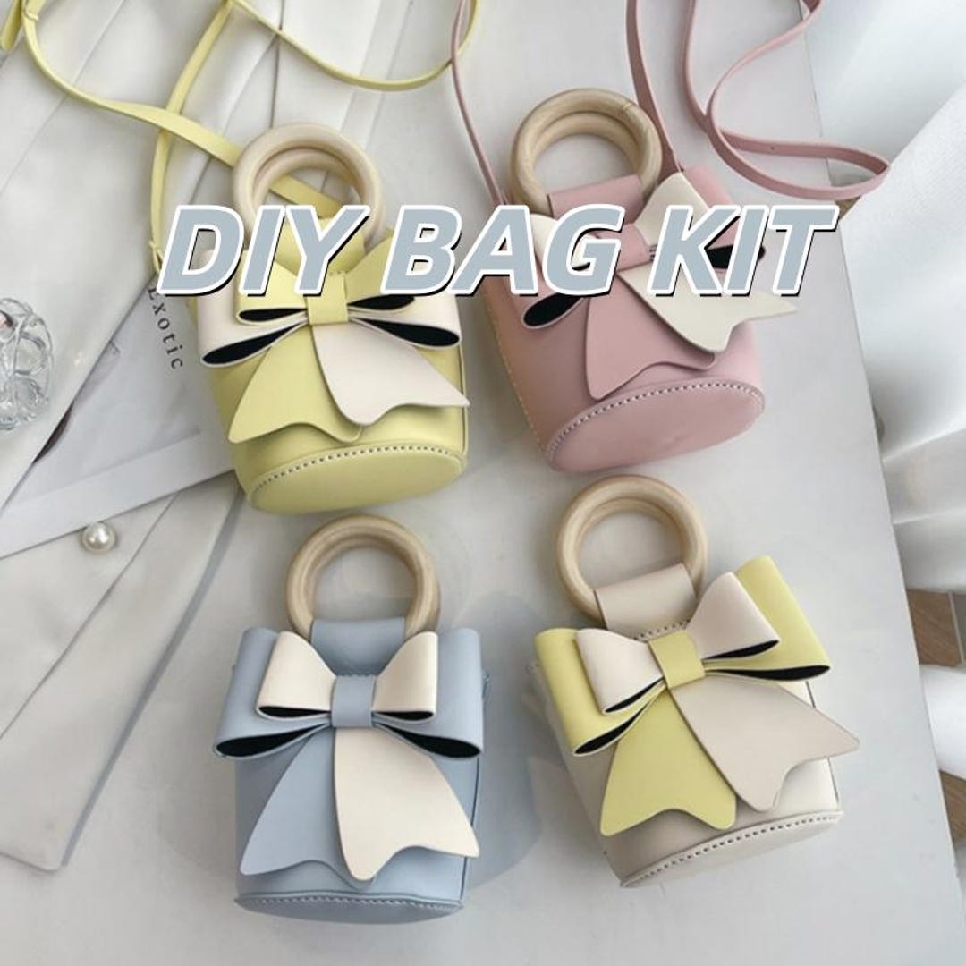 DIY PU Leather Mini Bag Kit, Sew It Yourself Purse - Etsy