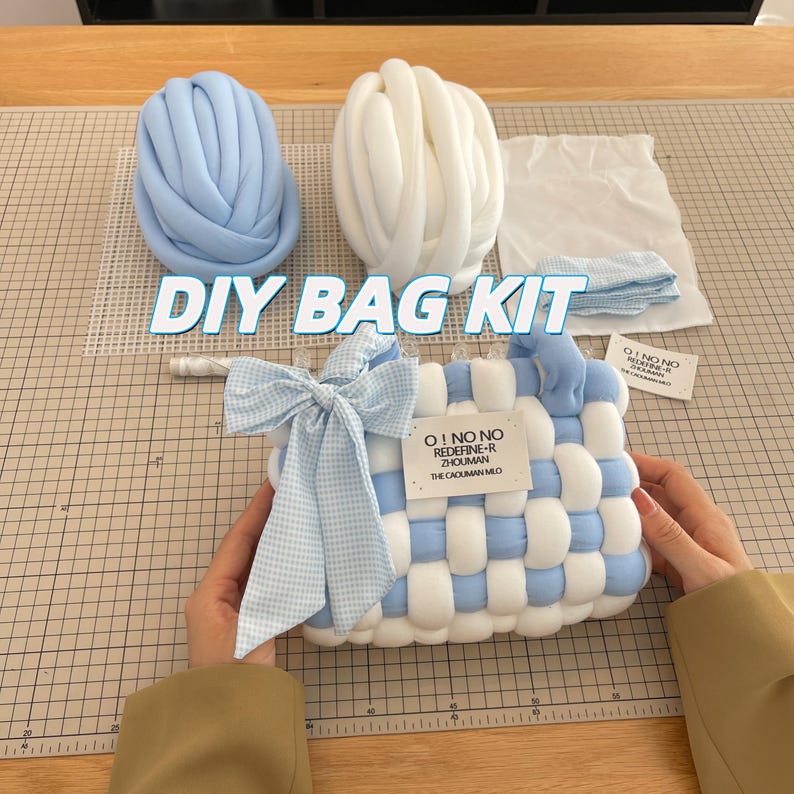 DIY Handmade Bag Kit – Beginner Friendly | Cotton Thread + Video ...