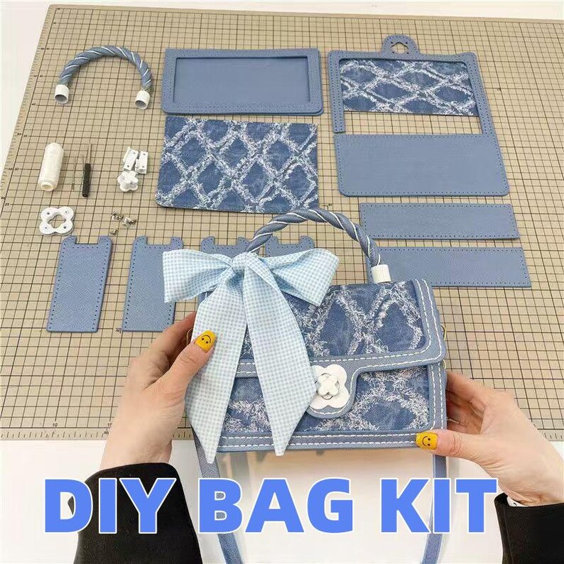 DIY Handbag Making Kit: Beginner Sewing Project With Tools - Etsy