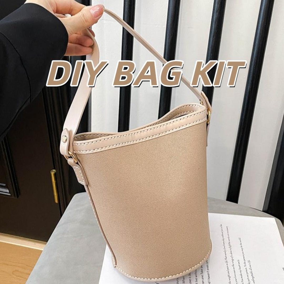 DIY PU Leather Shoulder Bag Kit, Beginner Sewing Project - Etsy