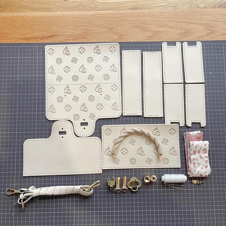 DIY Handmade Bag Kit – Beginner Friendly | Pre-punched Materials + Full ...