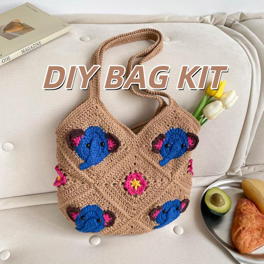 DIY Woven Grass Handbag Kit, Beginner Summer Tote Craft - Etsy