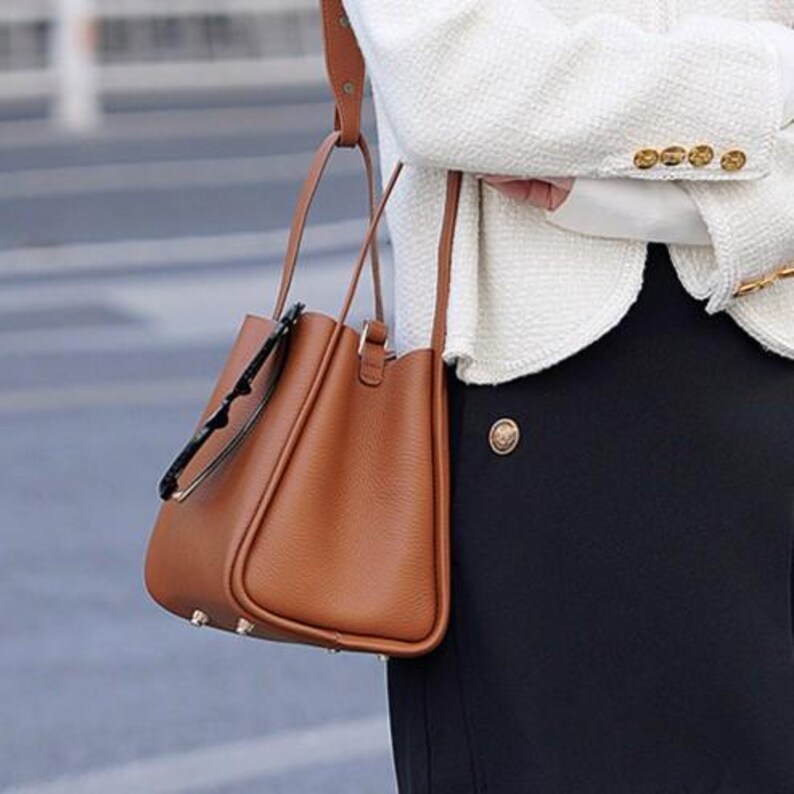 DIY Handmade Leather Shoulder Bag Kit – Beginner Hand-sewn Head-layer ...