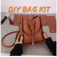 DIY Handmade Bag Kit – Beginner Friendly | Pre-punched Materials + Full ...