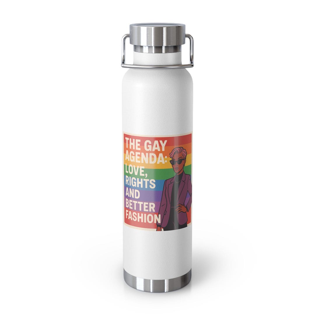 Pride-themed Vacuum Insulated Water Bottle, LGBTQ+ Gifts, Eco-friendly ...