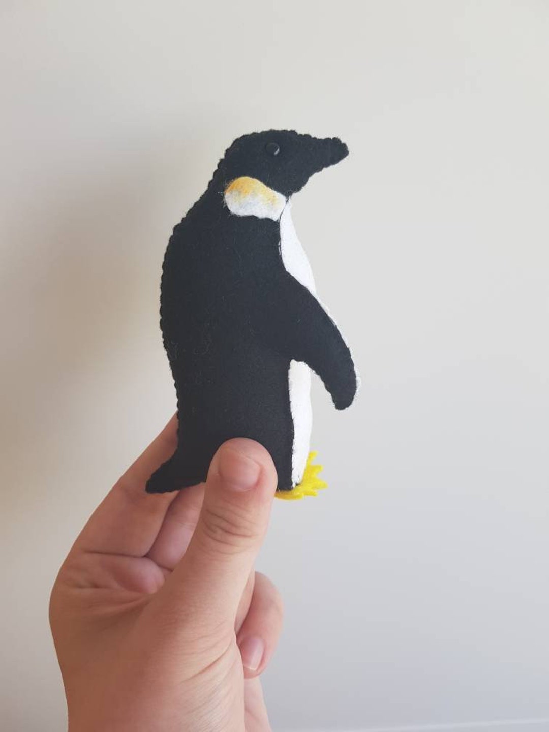 Penguin Felt Stuffy Plush Handstitched - Etsy
