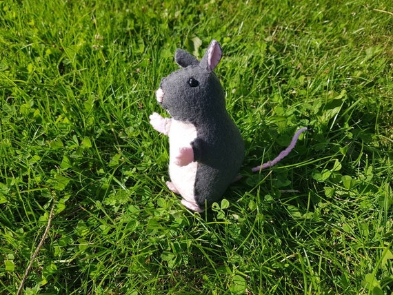 Felt Stuffy Rat Plush - Etsy