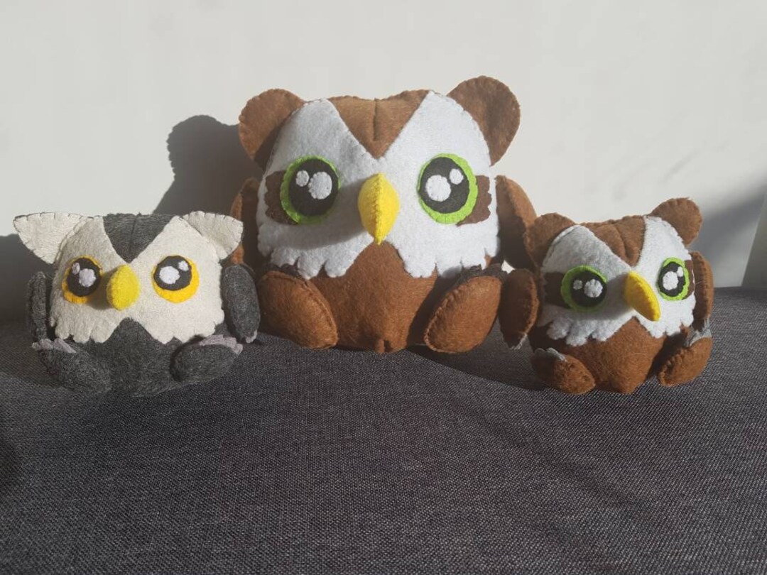 Owl Bear D&d Felt Stuffy Plush Owlbear - Etsy