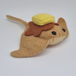 Night Sky Manta Ray Plushie Stuffy Felt Sting Ray Star Midnight ...