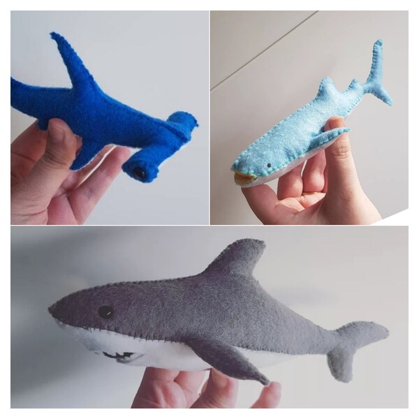 Hammerhead Shark Plush - Etsy