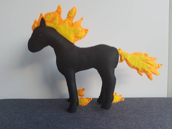 Nightmare Horse Dnd Dungeons and Dragons Plushie Stuffy Felt | Etsy