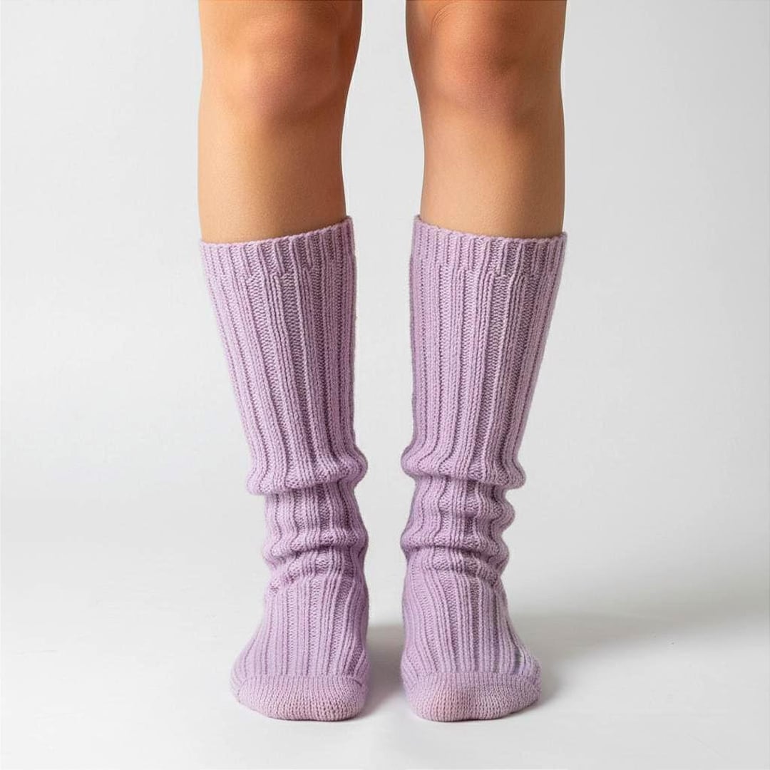 Slouch Socks Knitting Pattern PDF | Cozy Adult Knit Sock Download - Etsy