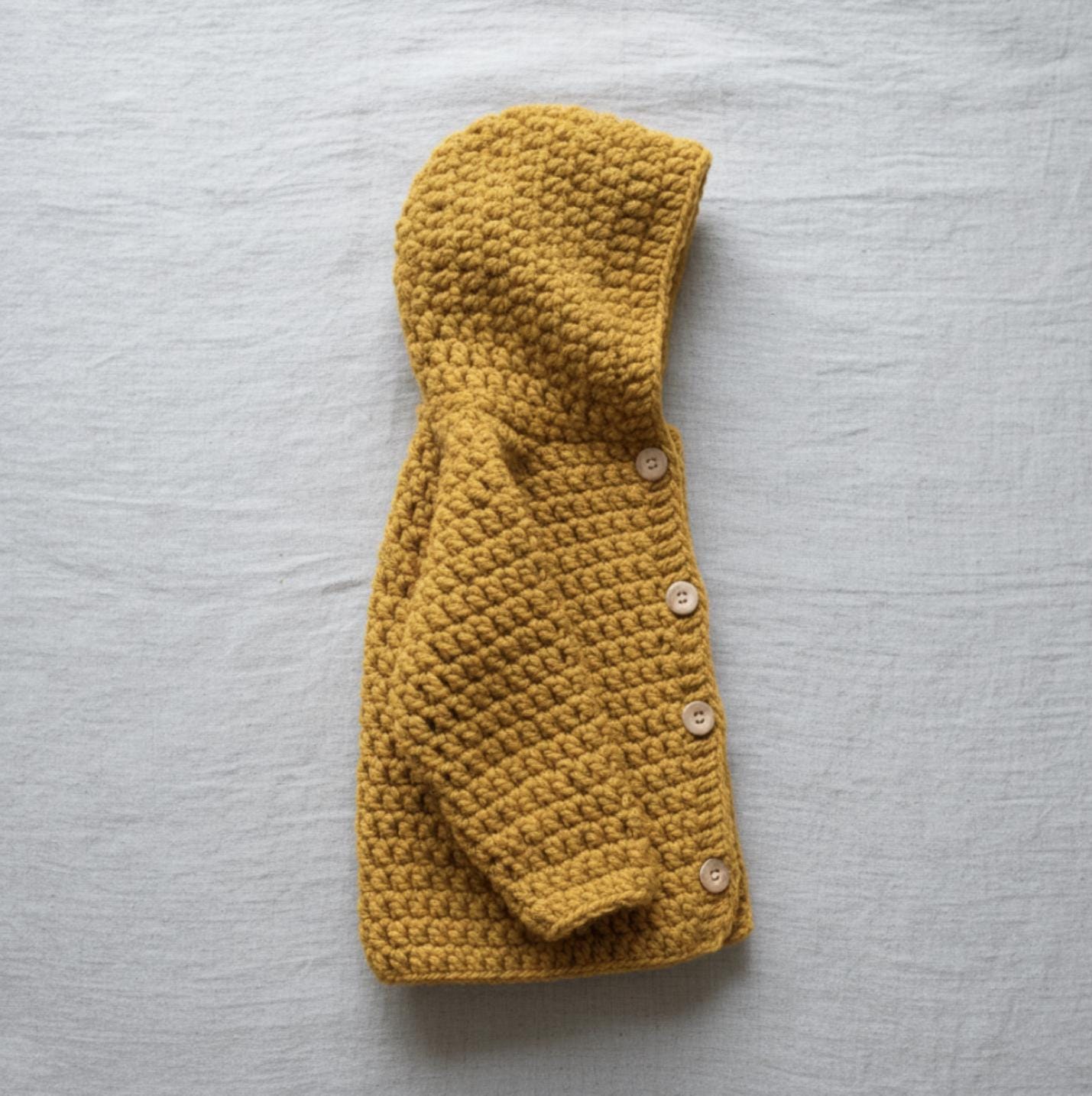 Hooded Baby Jacket & Cardigan | Lemon Peel Stitch Sweater Pattern for ...