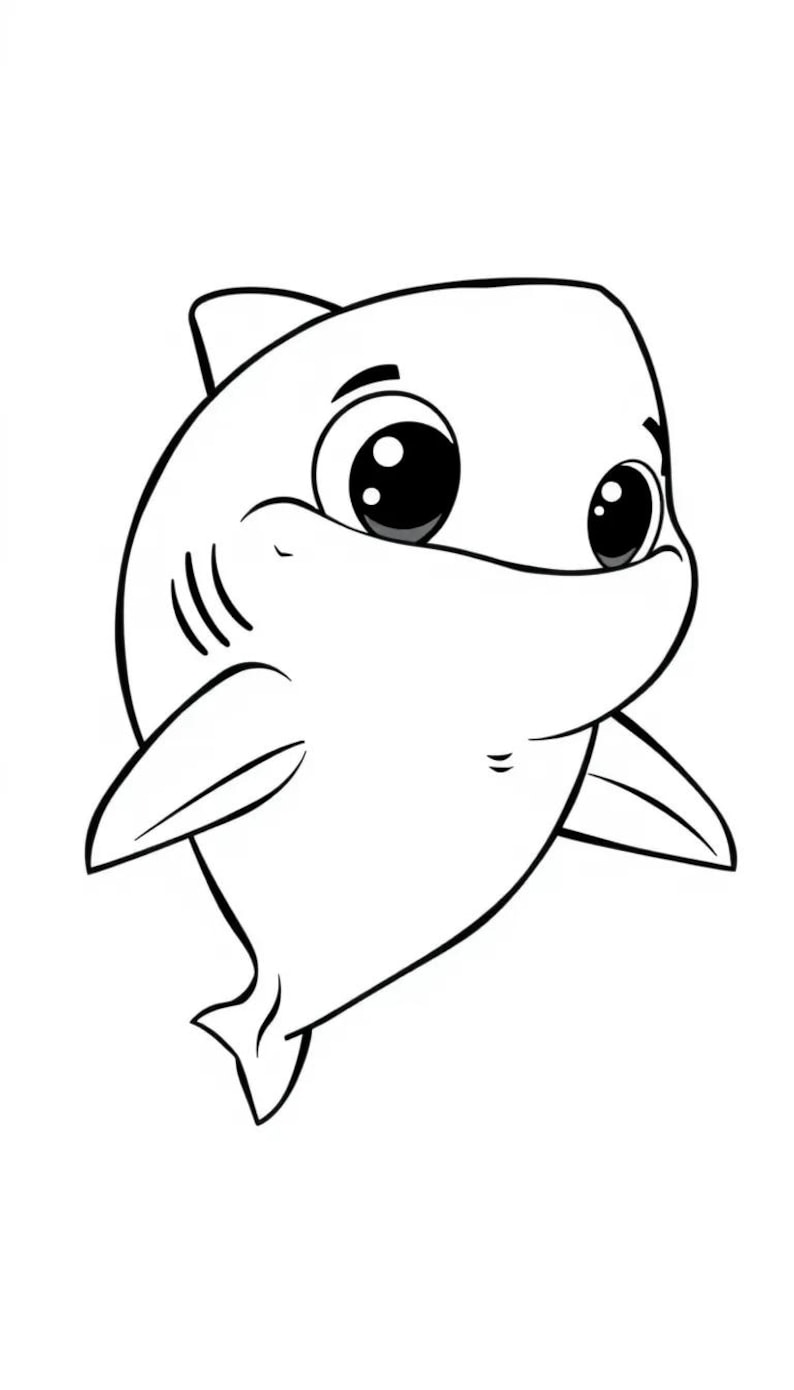 10 Cute Ocean Animal Coloring Pages - Etsy