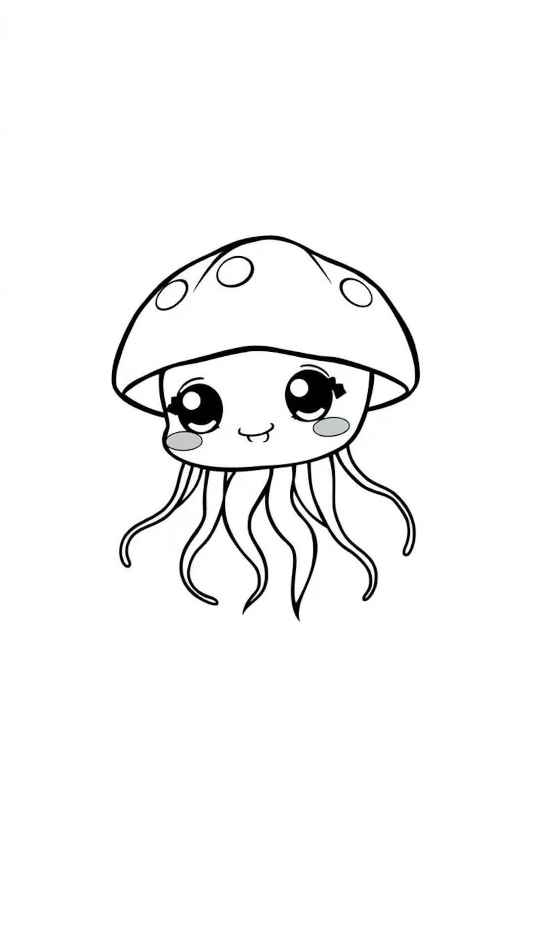 10 Cute Ocean Animal Coloring Pages - Etsy