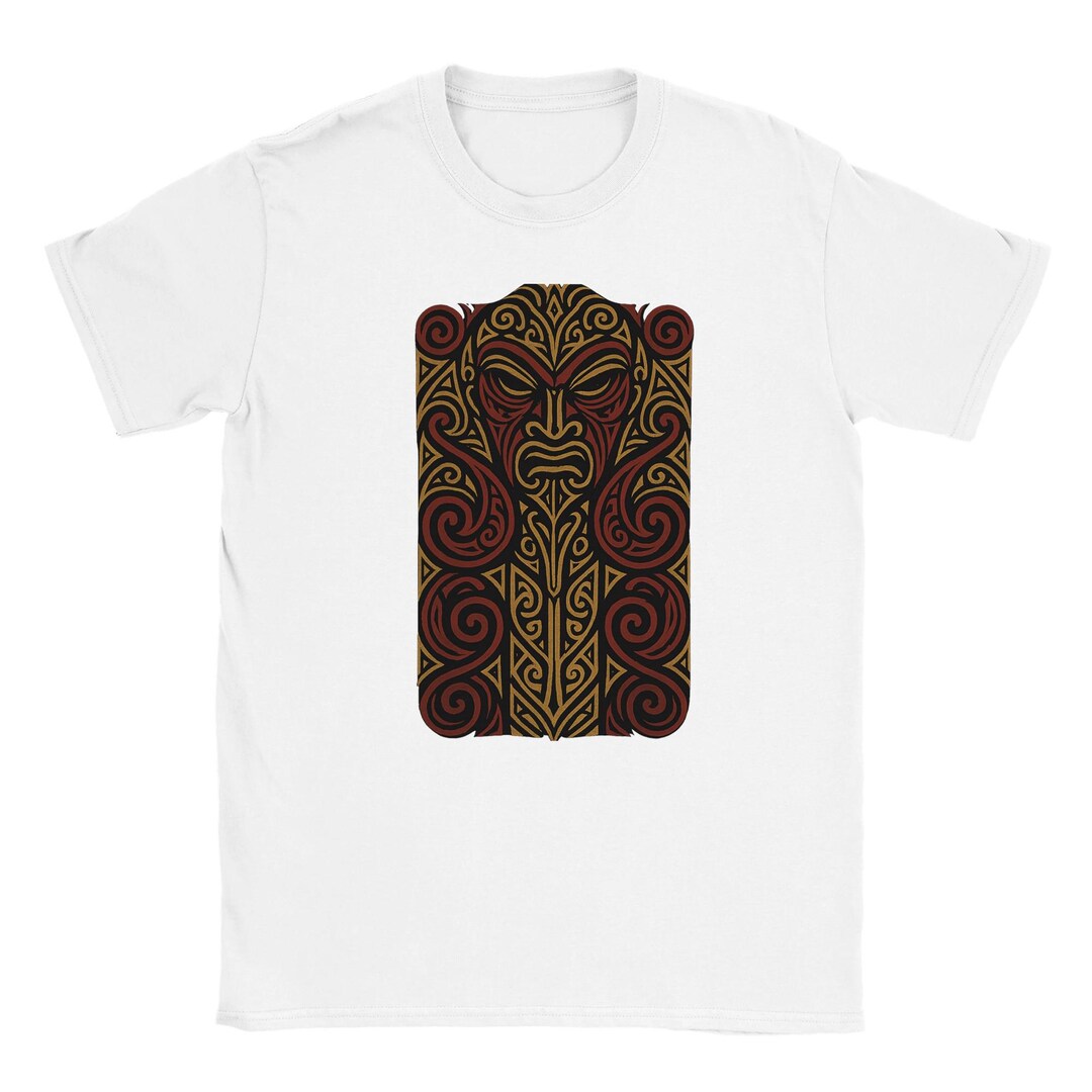 Maori Inspired T-shirt: Soft Cotton Tee, Cultural Artistry - Etsy