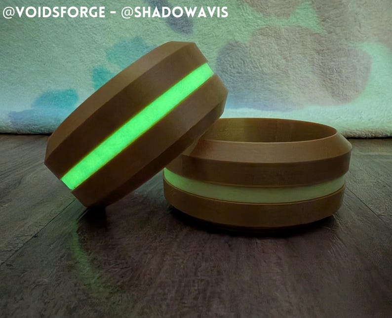 Shadow's Inhibitor Rings - Plush/cosplay Accessory - 3D Printed ...