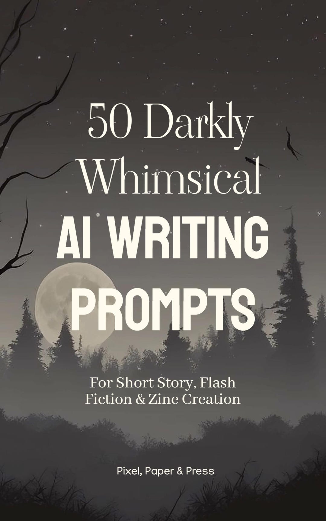 50 Darkly Whimsical Writing Prompts - Printable PDF for Writers ...