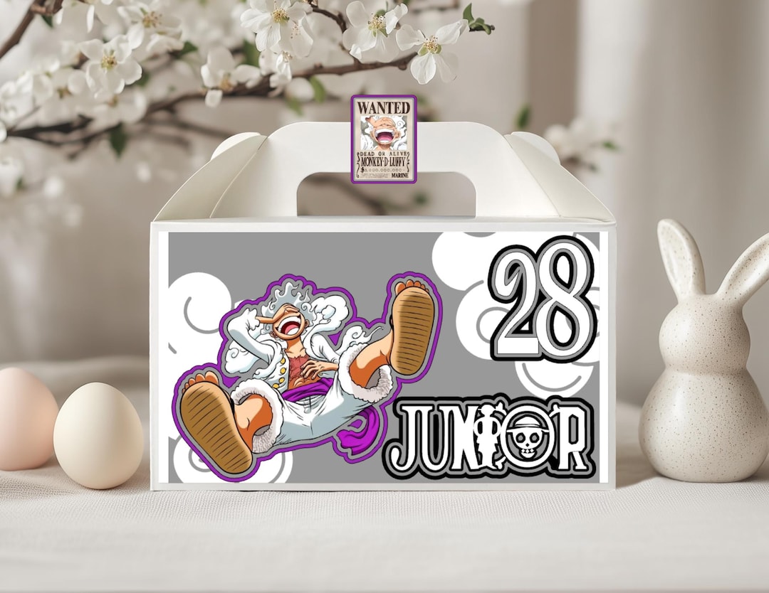 One Piece Anime Gable Box: Custom Party Favor Boxes - Etsy