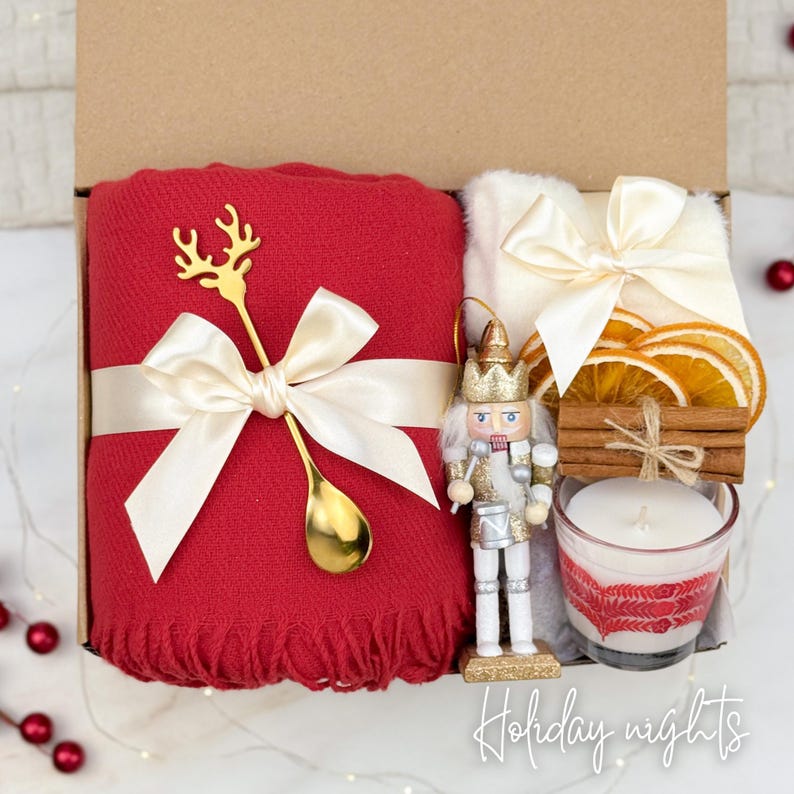 Universal Christmas Gift Basket: Cozy Holiday Gift for Him or Her With ...