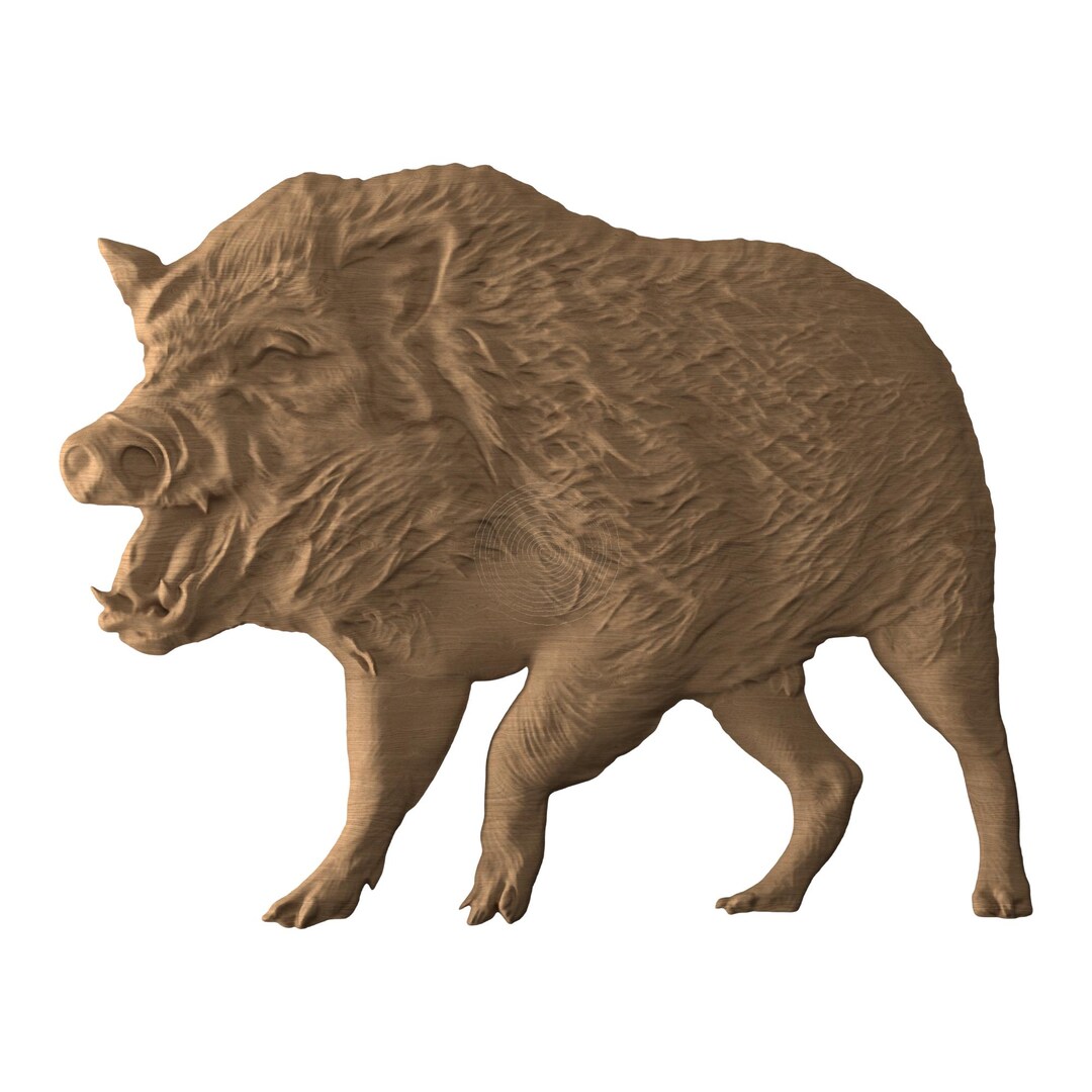 Wild Boar – STL File CNC Woodcarving - Etsy