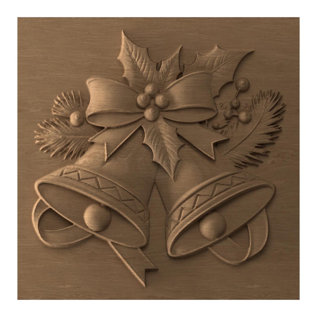 Christmas Bells – STL File CNC Woodcarving - Etsy