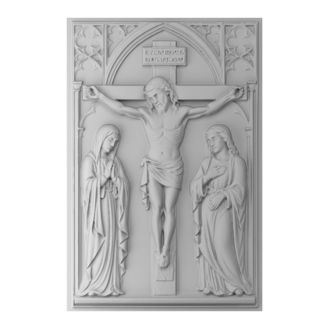 Crucifixion Jesus Woodcarving STL File (digital Download) – Gothic ...