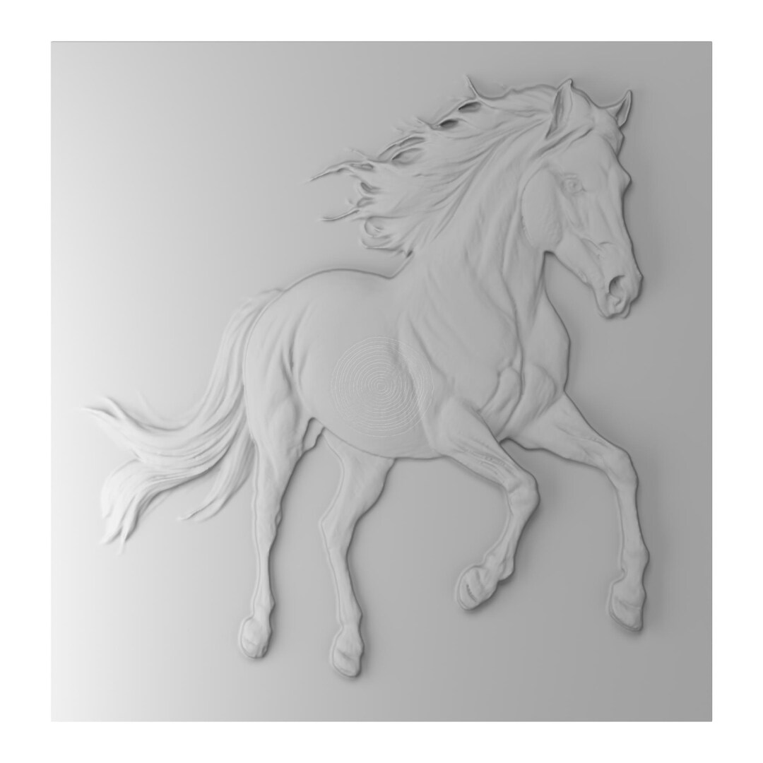 Stallion V1 - STL File CNC Woodcarving - Etsy