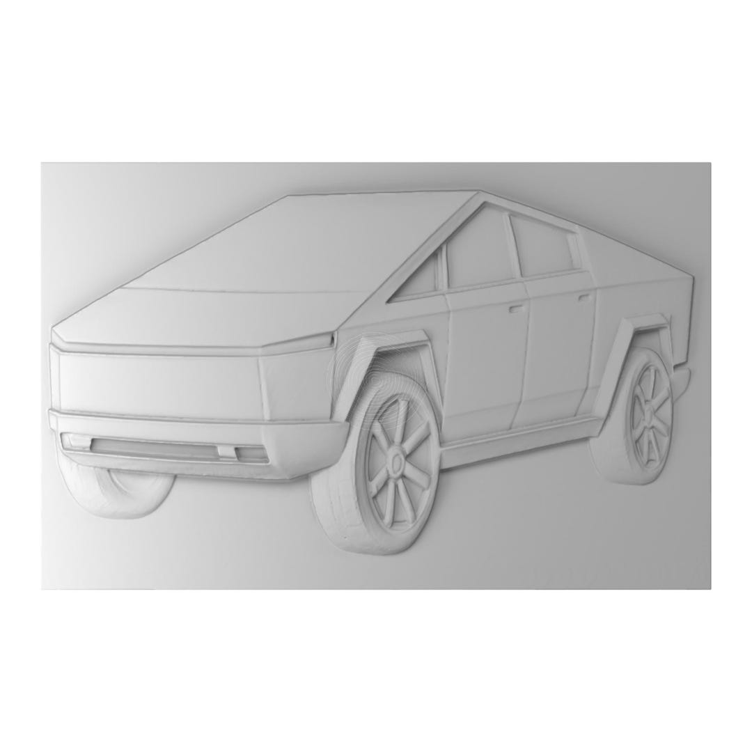 Tesla Cybertruck - STL File CNC Woodcarving - Etsy