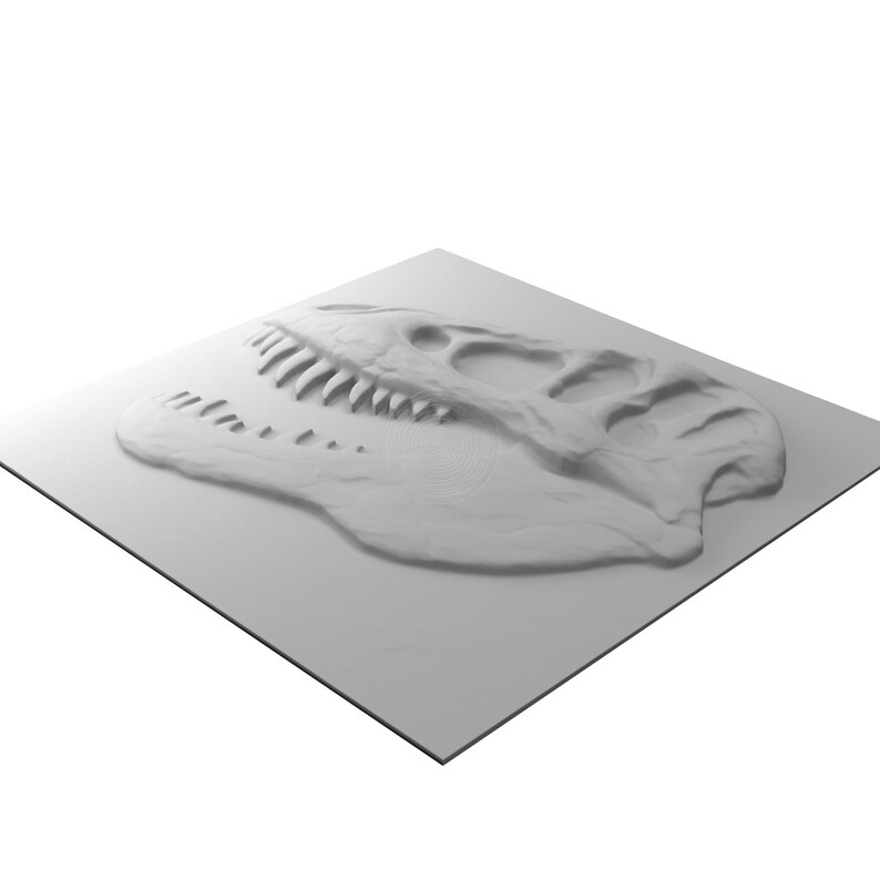T. Rex Fossil - STL File CNC Woodcarving - Etsy