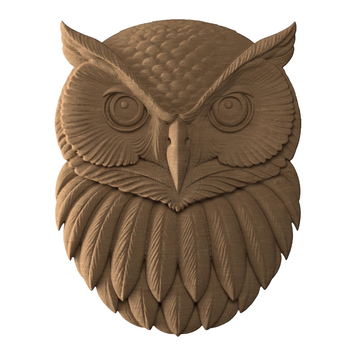 Owl V1 – STL File CNC Woodcarving - Etsy