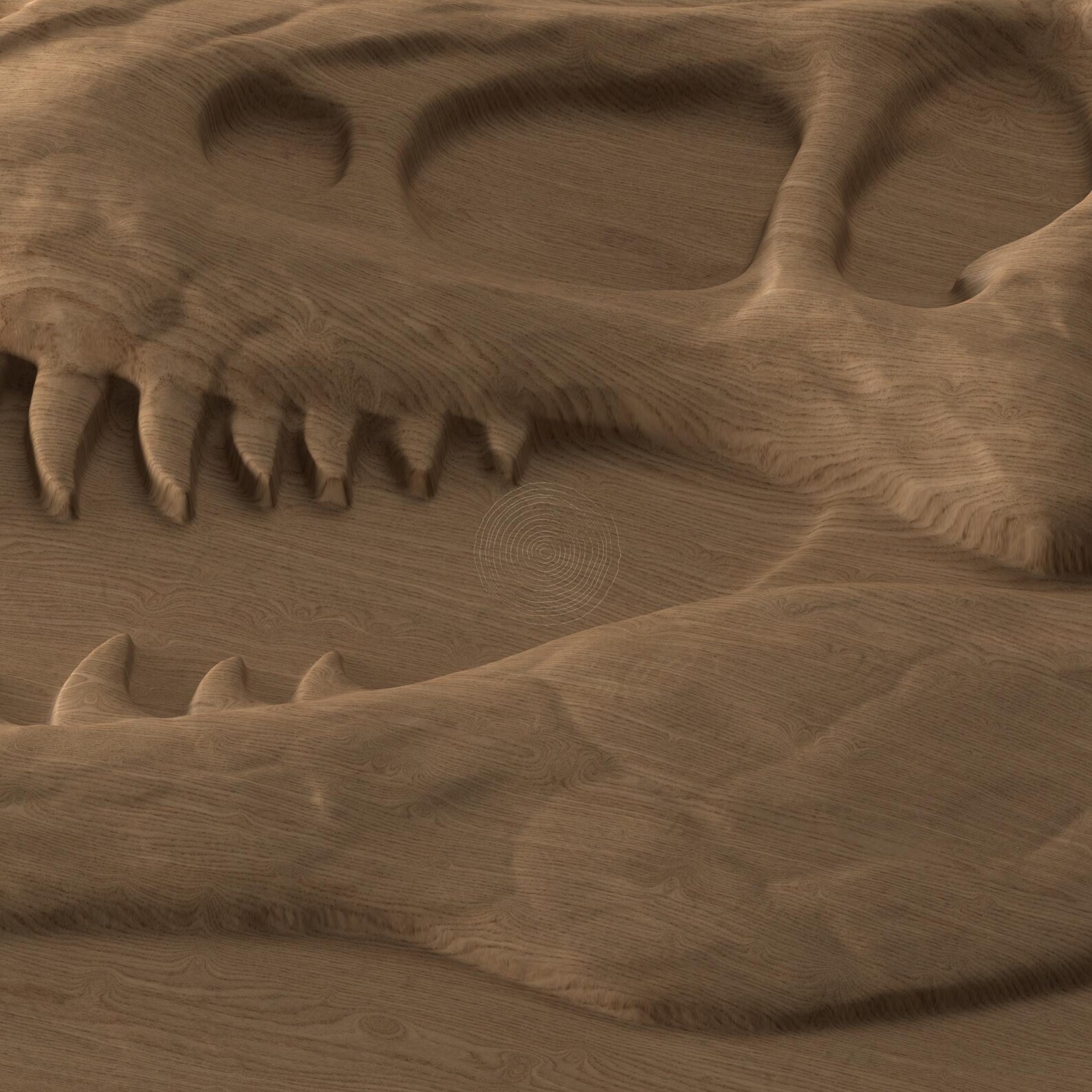 T. Rex Fossil - STL File CNC Woodcarving - Etsy